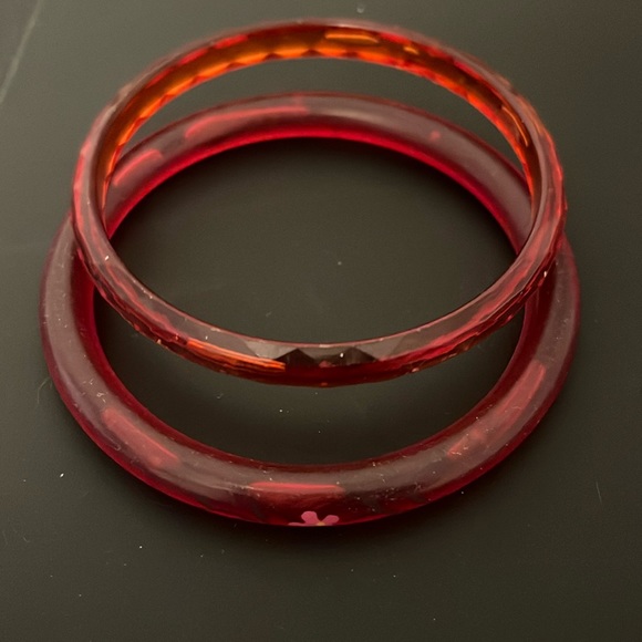 Vintage | Jewelry | Vintage 7s Hippie Bangle Plastic Bracelets | Poshmark